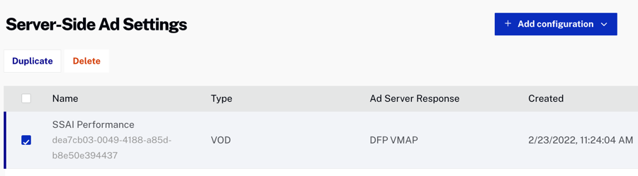 Configuring Server-Side Ad Settings