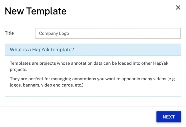 Creating and Managing Templates
